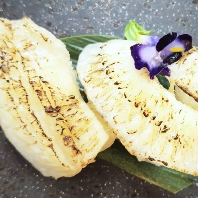 Engawa Aburi Flounder Fin Sashimi – Oosterbay